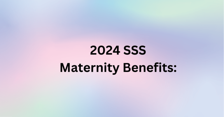 2024 SSS Maternity Benefits: Access 70K Benefits – Application Guide ...